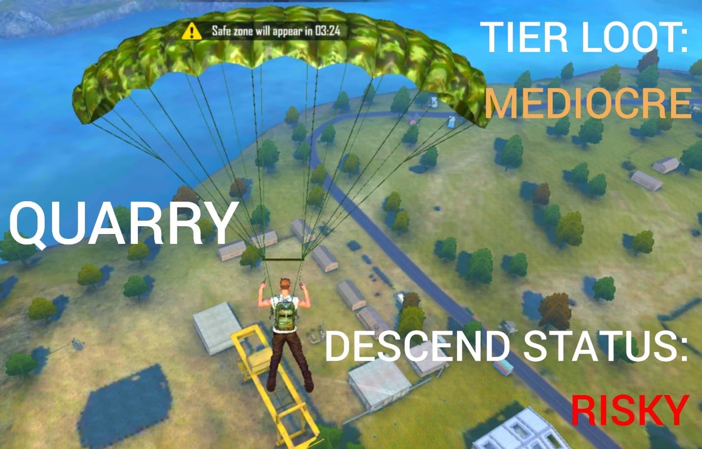 Free Fire Purgatory Map guide: Loot locations and Risk areas