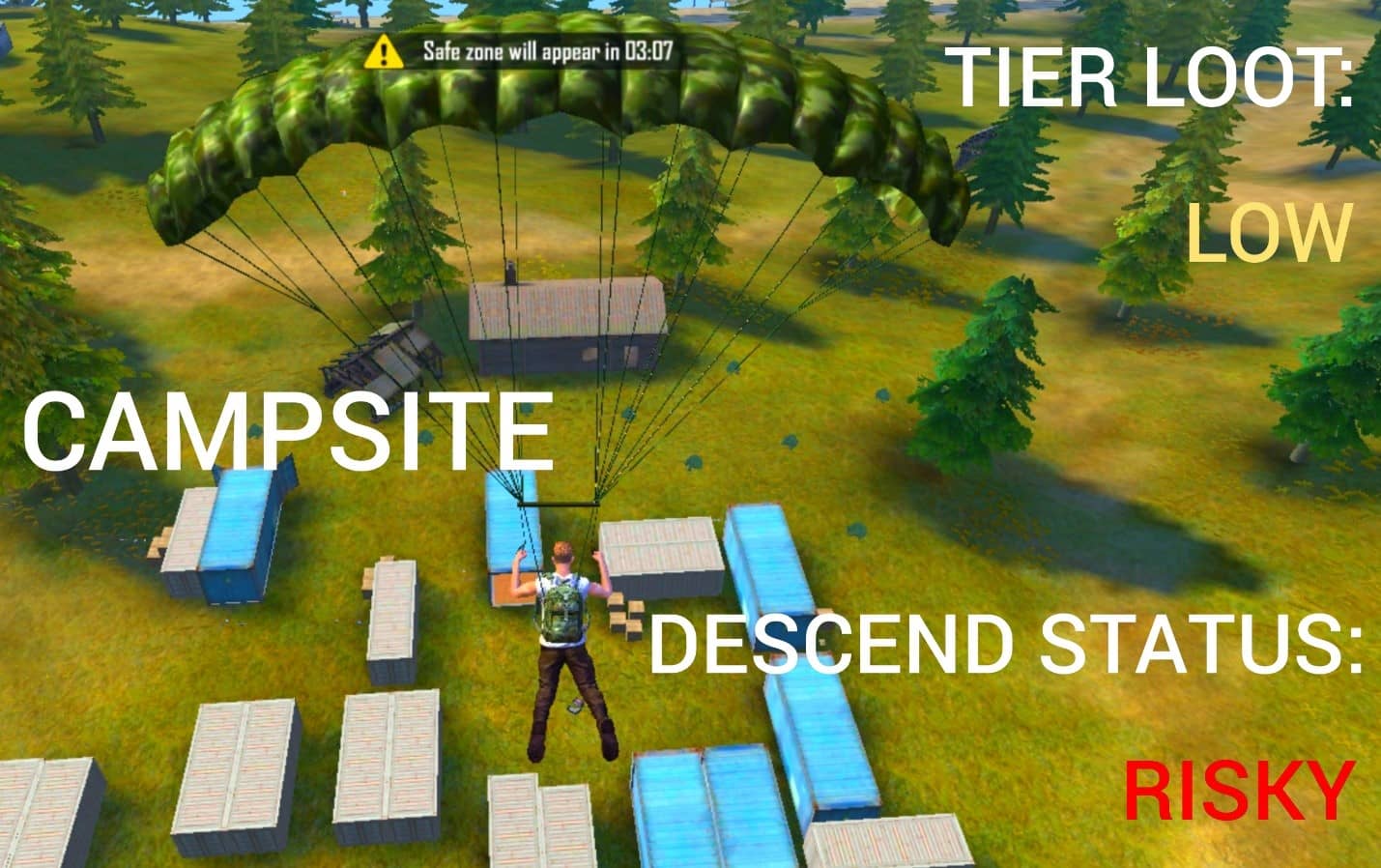 Free Fire Purgatory Map guide: Loot locations and Risk areas