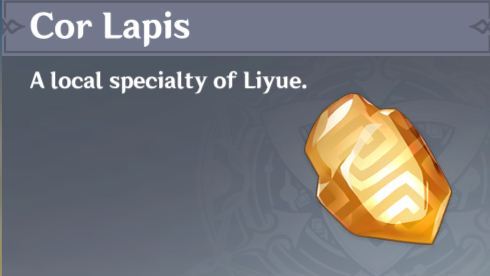 Genshin Impact Guide: Where to find the Cor Lapis quickly