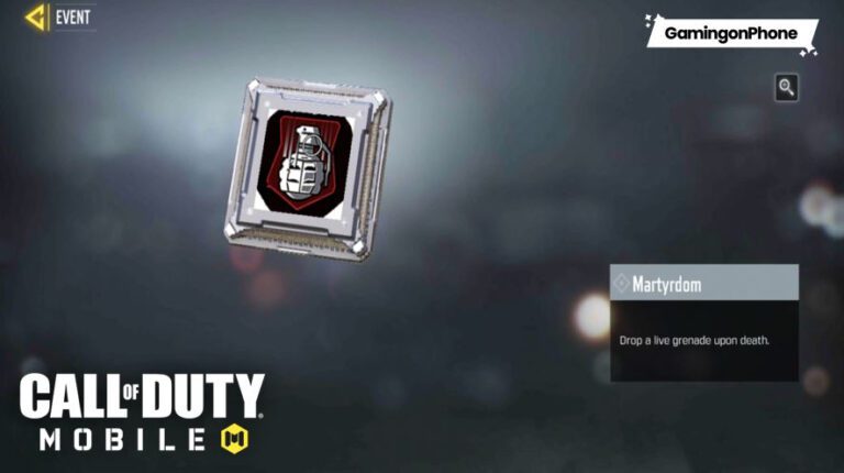 COD Mobile: How to unlock and equip the Martyrdom perk for free