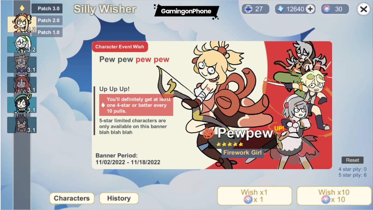 Mới Cập Nhật Silly Wisher For Genshin Miễn Phí